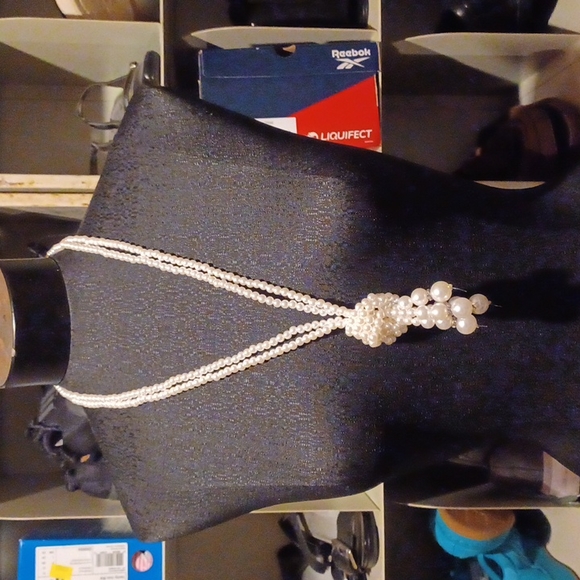 Jewelry | New Double Strand Fake Pearl Necklace | Poshmark